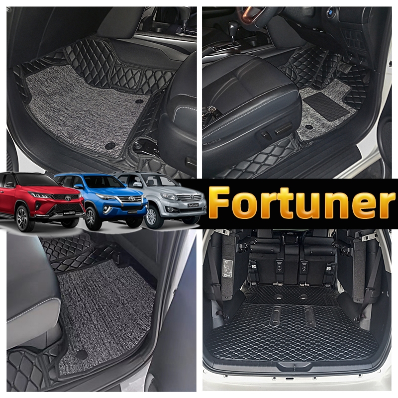 พรมรถยนต์ 7D Toyota Fortuner ( ปี2004-2015/ปี2015-2024 ) โตโยต้าฟอร์จูน ...