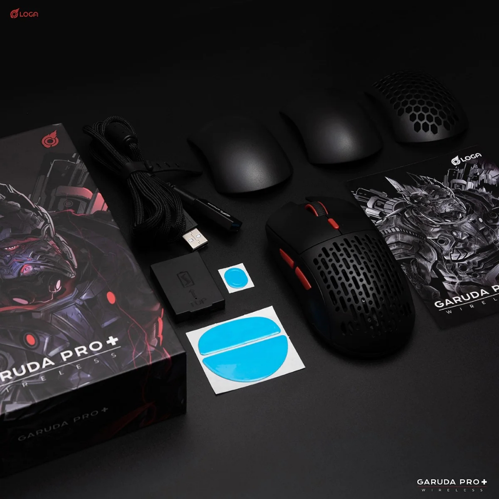 LOGA GARUDA PRO + WIRELESS GAMING MOUSE เม้าส์ไร้สาย ถอดเปลี่ยน ...