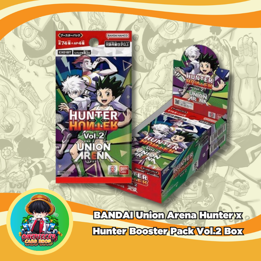 BANDAI Union Arena Hunter x Hunter Booster Pack Vol.2 | Shopee Thailand