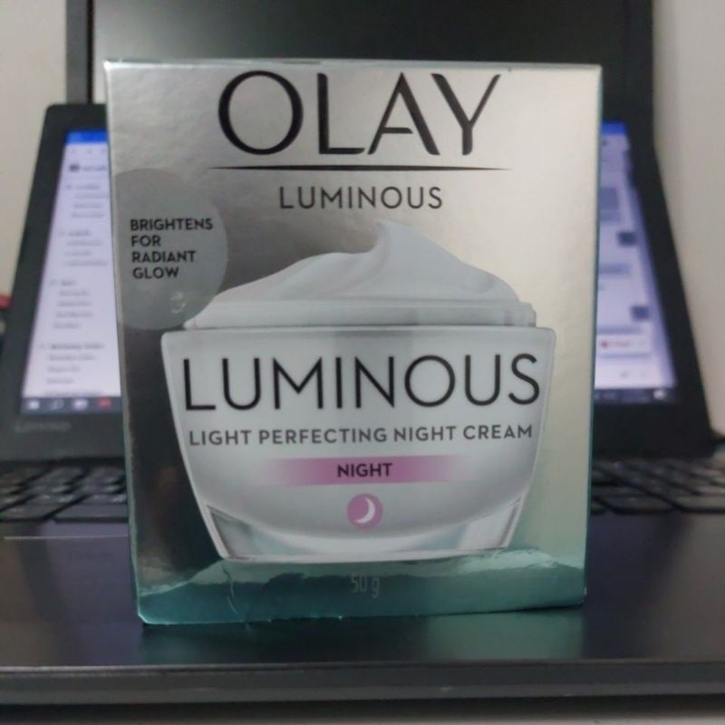 Olay luminous light perfecting night cream 50g exp 05/25 | Shopee Thailand