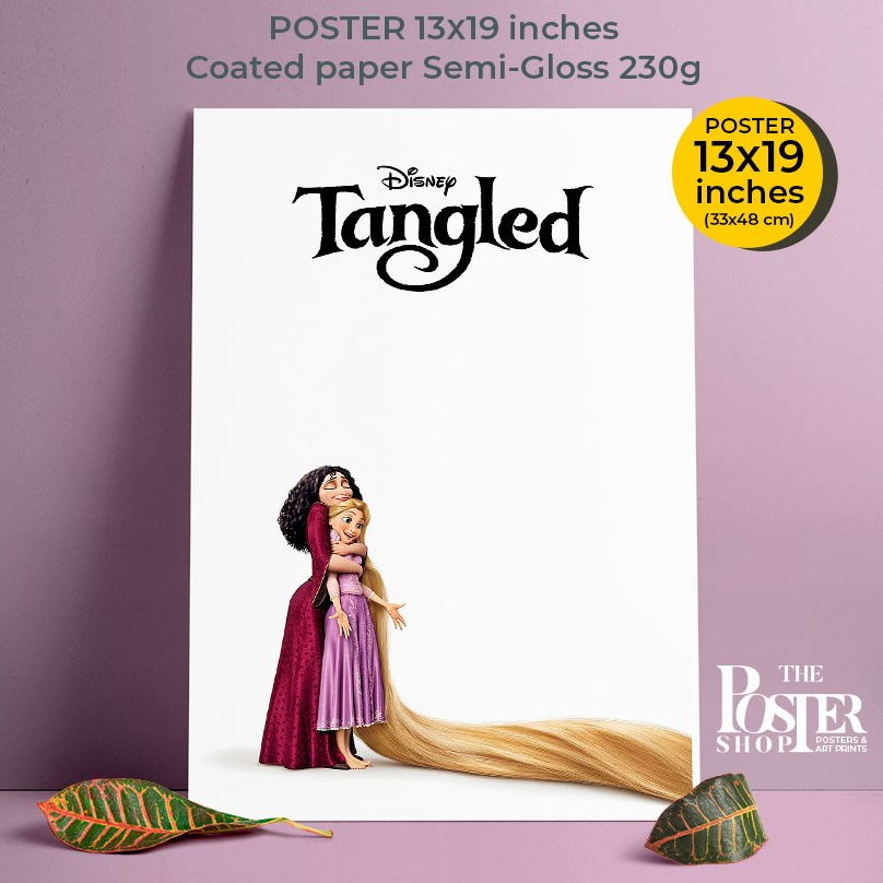 Tangled Poster โปสเตอร์ราพันเซล เจ้าหญิงผมยาวกับโจรซ่าจอมแสบ ภาพขนาด ...