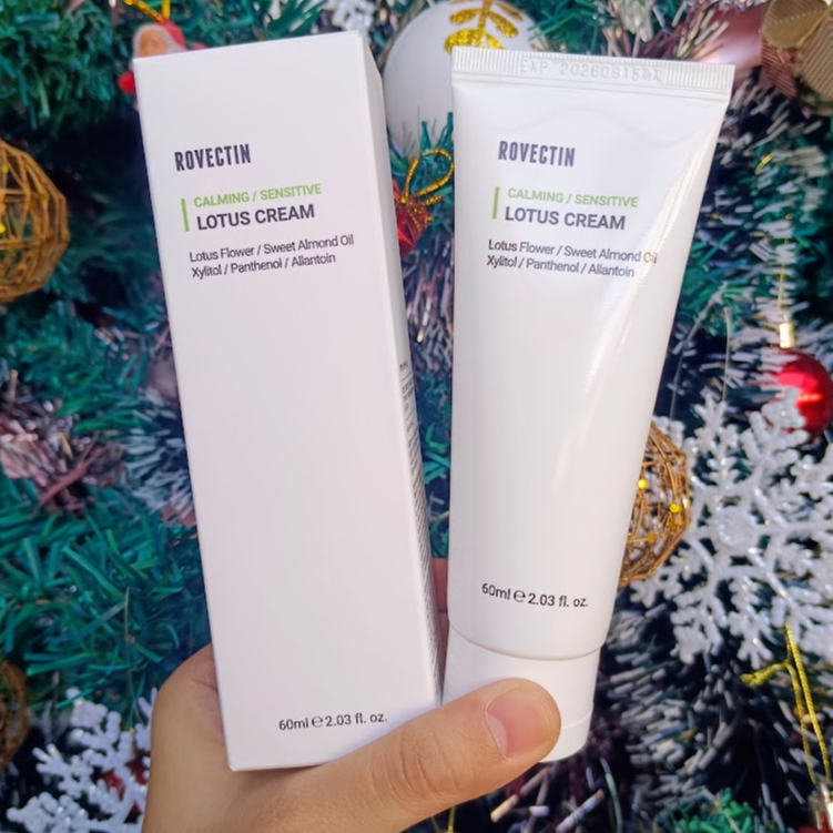 พร้อมส่ง/แท้จากเกาหลี 💯 Rovectin Calming Lotus Cream 60 ml. (Clean ...
