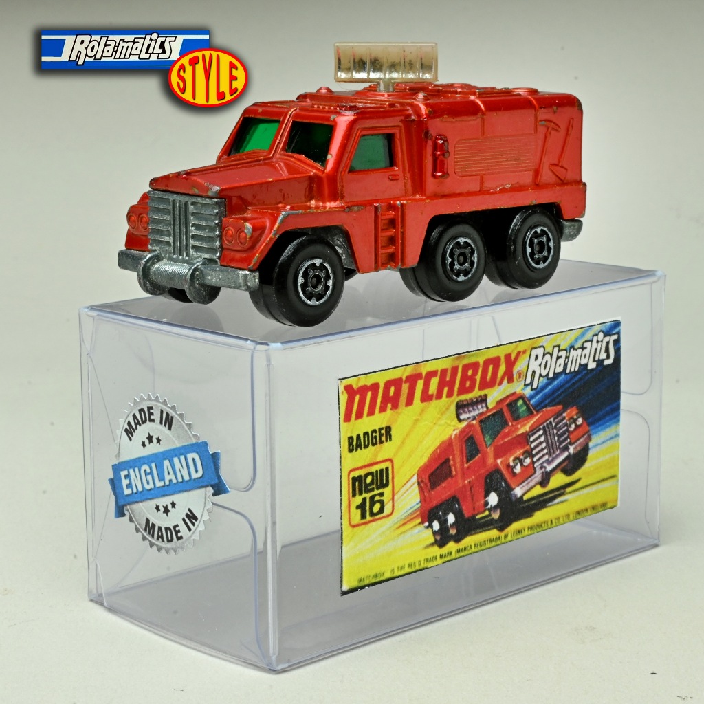No.2289 โมเดลรถเหล็ก Matchbox Superfast Wheels No.16 Badger Exploration ...