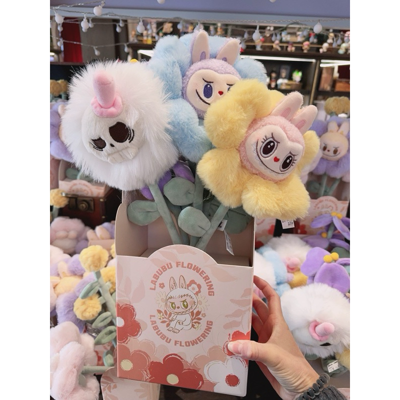 ของแท้ Labubu Flower Popmart ดอกไม้ลาบูบู้ ดอกไม้ ตุ๊กตา เลือกแบบได้ ...