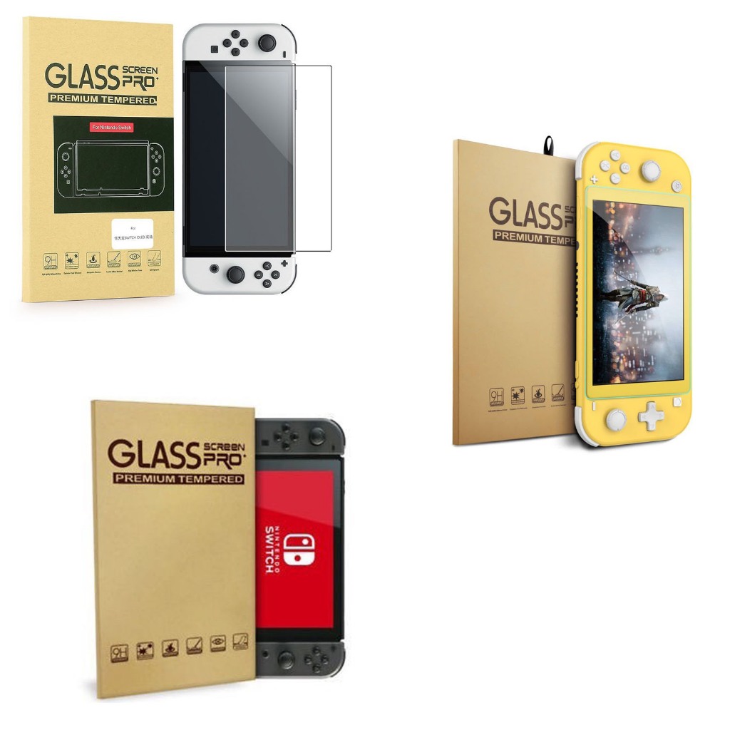 ฟิล์มกระจกกันรอย nintendo switch/ OLED/ LITE glass screen pro premium ...