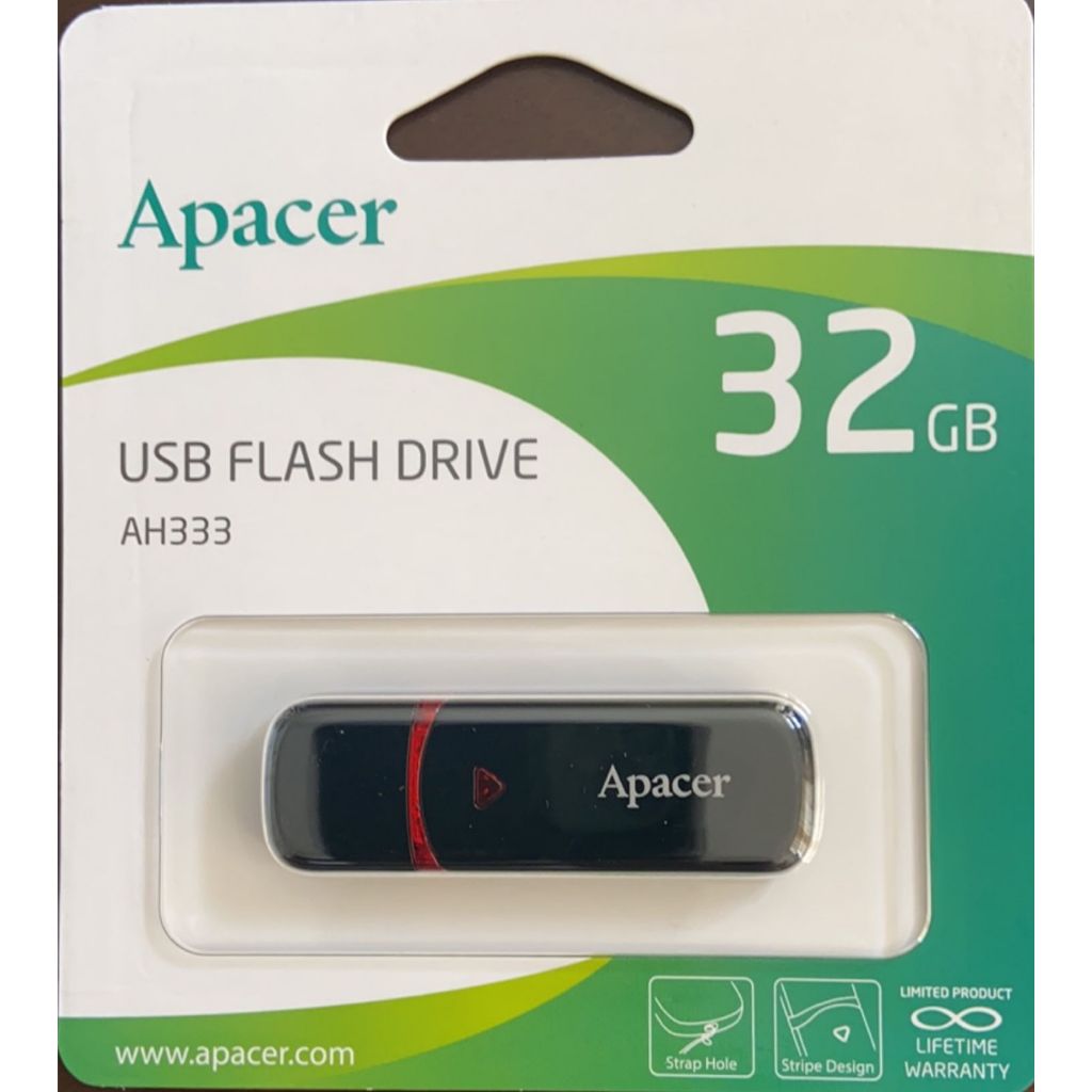 [ออกEtaxได้] Flash Drive APAcer รุ่น AH333 ขนาด 32GB | Shopee Thailand