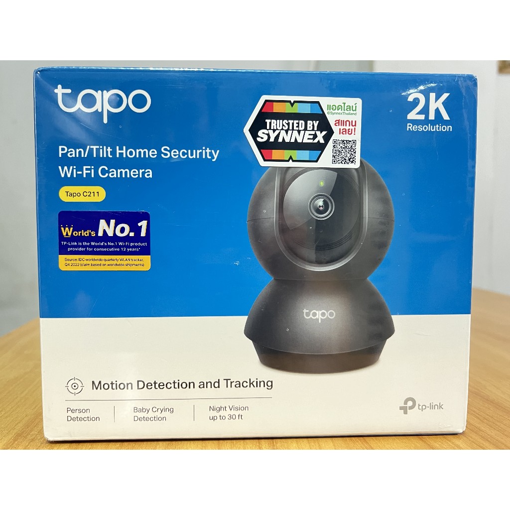 กล้องวงจรปิดไร้สาย Smart IP Camera (3.0MP) TP-LINK TAPO C211 | Shopee ...