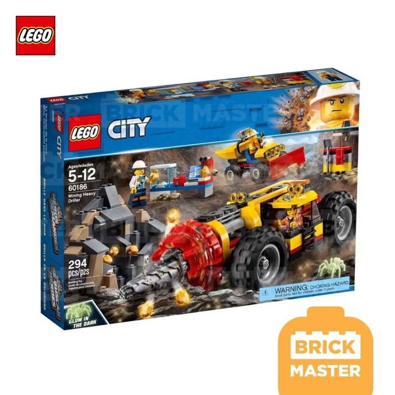 Lego 60186 City Mining Heavy Driller (retired set) (ของแท้ พร้อมส่ง ...