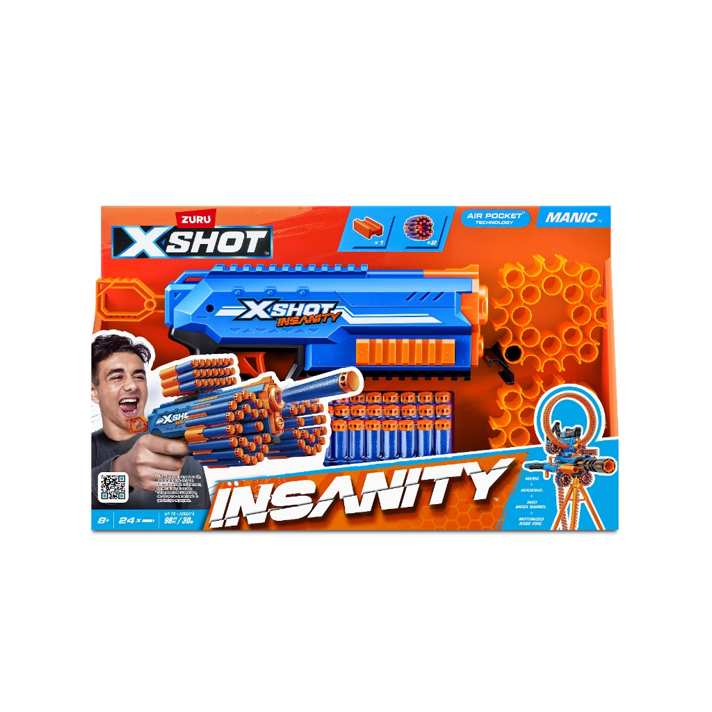 ZURU TOYS - X SHOT INSANITY SERIES 1 MANIC รุ่น 36603 | Shopee Thailand