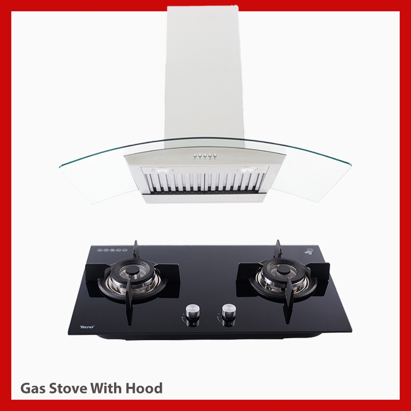 TECNOPLUS ชุด Set เครื่องดูดควันและเตาแก๊ส รุ่น TNP HD 90 MA+TNP HB FLORA 2 GBT | Shopee Thailand