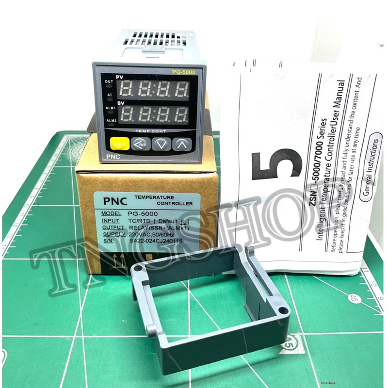 เครื่องควบคุมอุณหภูมิ PG-5000 หน้า 48×48 TEMPERATURE CONTROLLER INPUT K ...