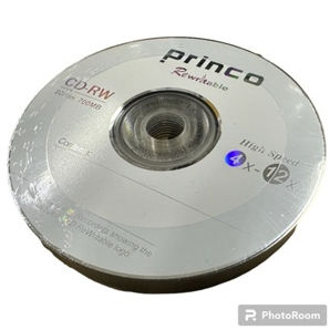 CD-RW (1 แพ็ค x 10 แผ่น) ยี่ห้อ: Princo ความจุ: 700 MB /แผ่น | Shopee ...