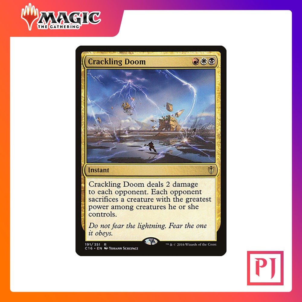 [MTG] Crackling Doom [C16] [MULTI] [RARE] [NORMAL] [ENG] (การ์ดเมจิค ...