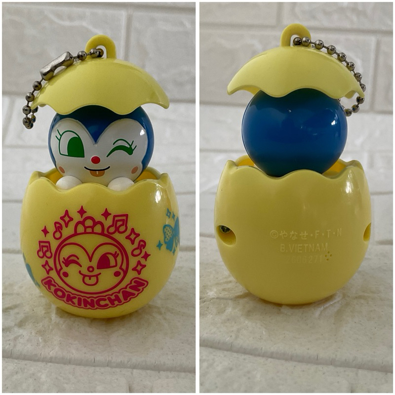 (สินค้ามือสอง)Anpanman พวงกุญแจไข่ อันปังแมน อังปังแมน โคคินจัง ชีส ...