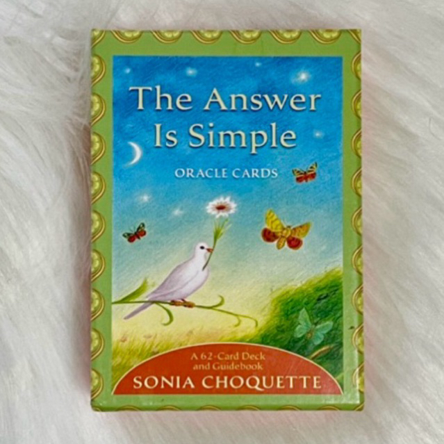 T_rareds-The Answer is Simple Oracle Cards (Opened,like new)-S ...