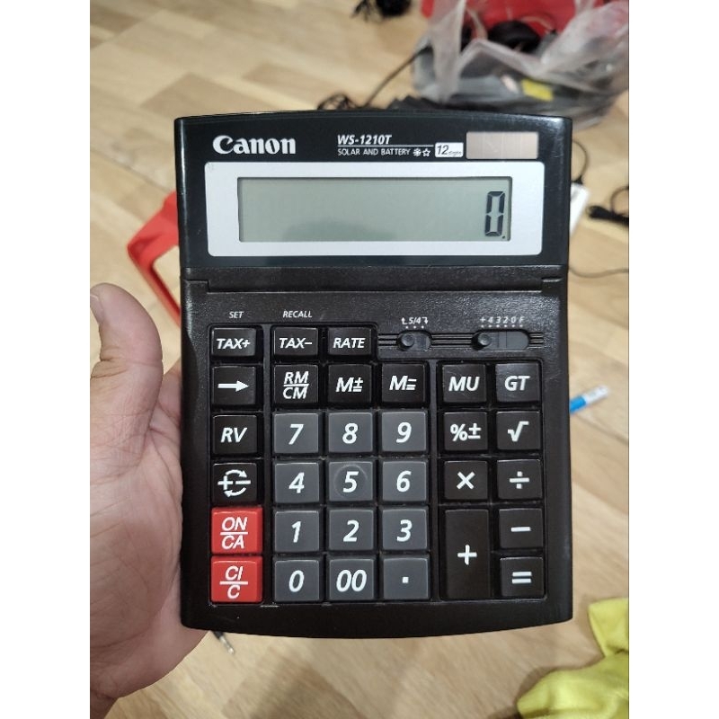 Cannon เครื่องคิดเลข WS-1210t มือสอง | Shopee Thailand