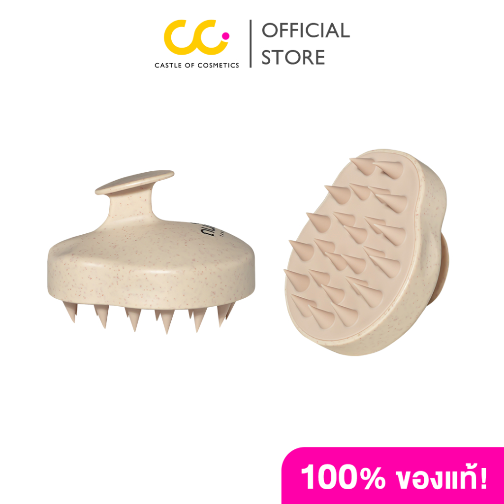 Tanhom Scalp Massage Brush ถนอม แปรงสระผมวัสดุจากข้าวสาลี | Shopee Thailand