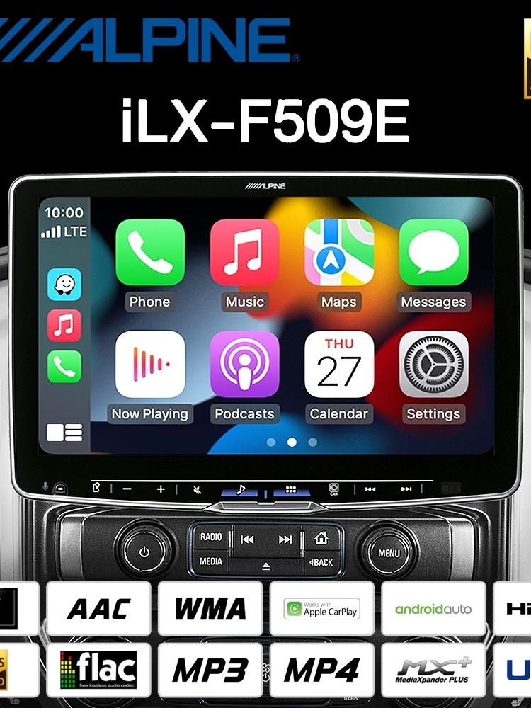 ของแท้แน่นอน!! เครื่องเล่นติดรถยนต์ แบรนด์ดังยี่ห้อ ALPINEรุ่น iLX ...