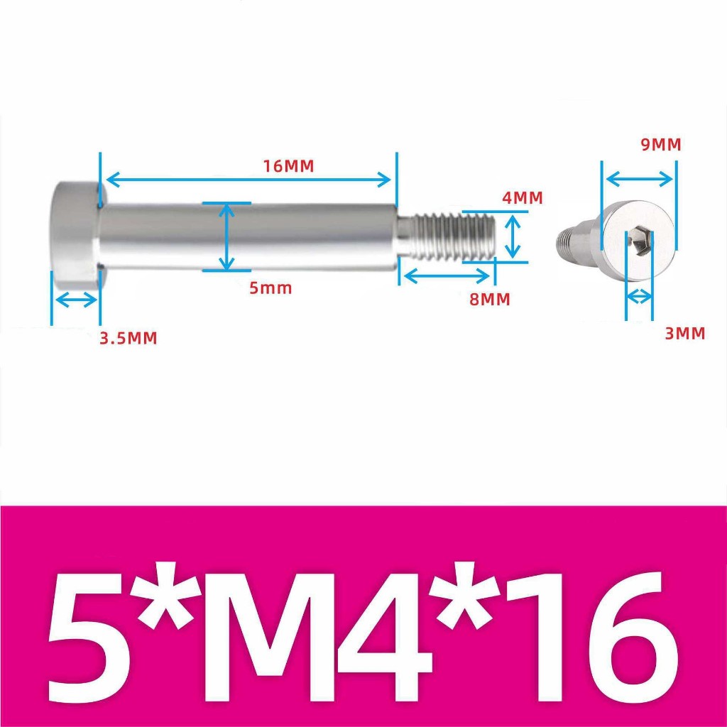 โชว์เดอร์โบลท์หัวจม สกรูไหล่ซ็อกเก็ตหกเหลี่ยม สเตนเลส 304 M3 M4 M5 M6 M8 M10 M12 น็อตสกรูโชว์ ...