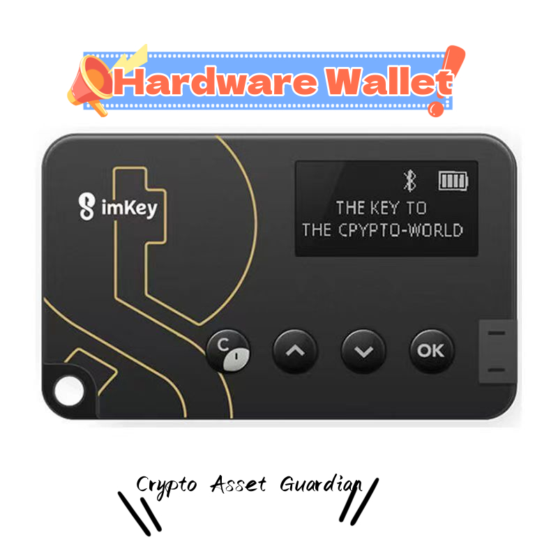ImKey Pro Black Gold Edition [Intelligent Hardware] imKey Official Authorized Hardware Wallet ...
