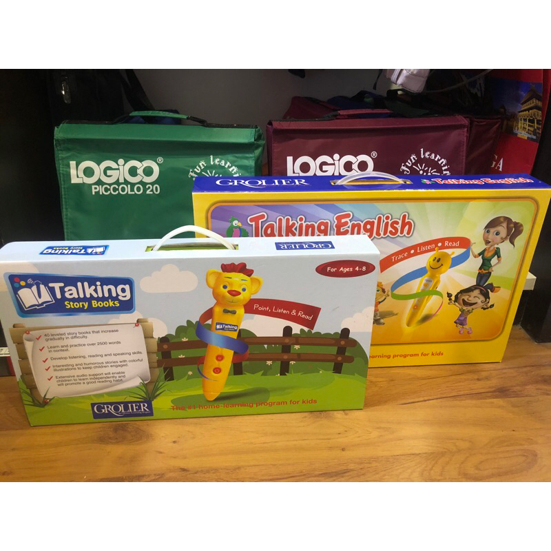 Logico + Talking English + Talking Story Book มือ 1 ขายยกชุด | Shopee ...