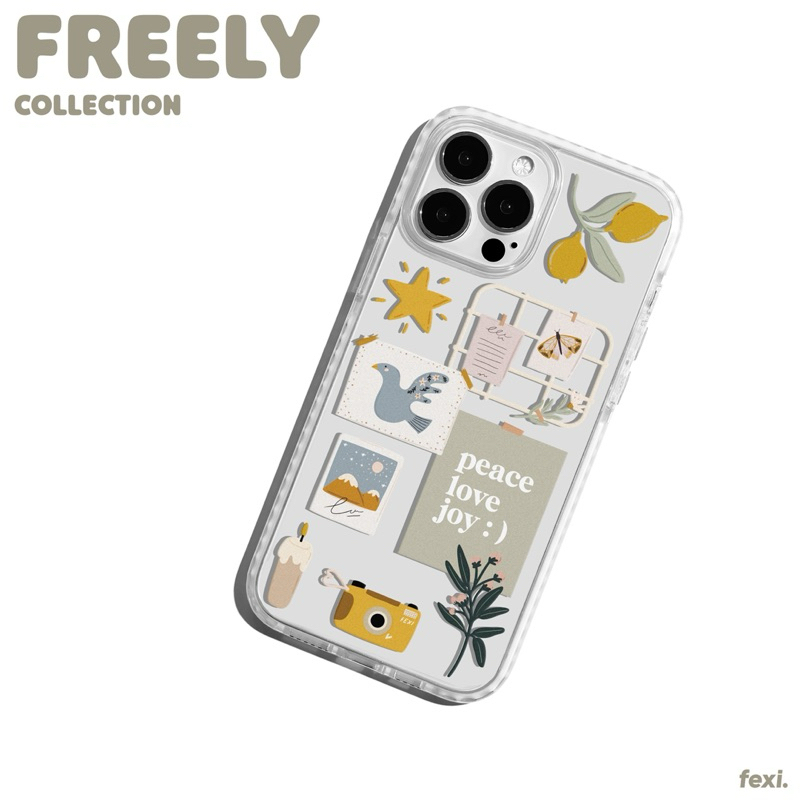 เคสไอโฟน ((สั่งทำชื่อได้)) “ Freely “ iPhone Case for 12 - 16 series & Samsung S24 series ...