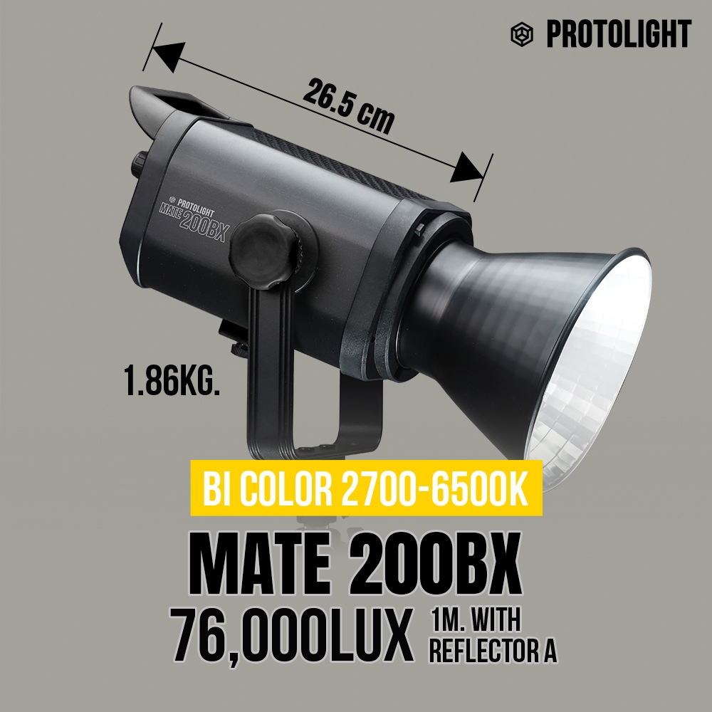 Protolight Mate 200/300 DX/BX LED COB ไฟต่อเนื่องสตูดิโอ ช่างภาพใช้เป็นไฟถ่ายรูป VDO ไลฟ์สด งาน ...