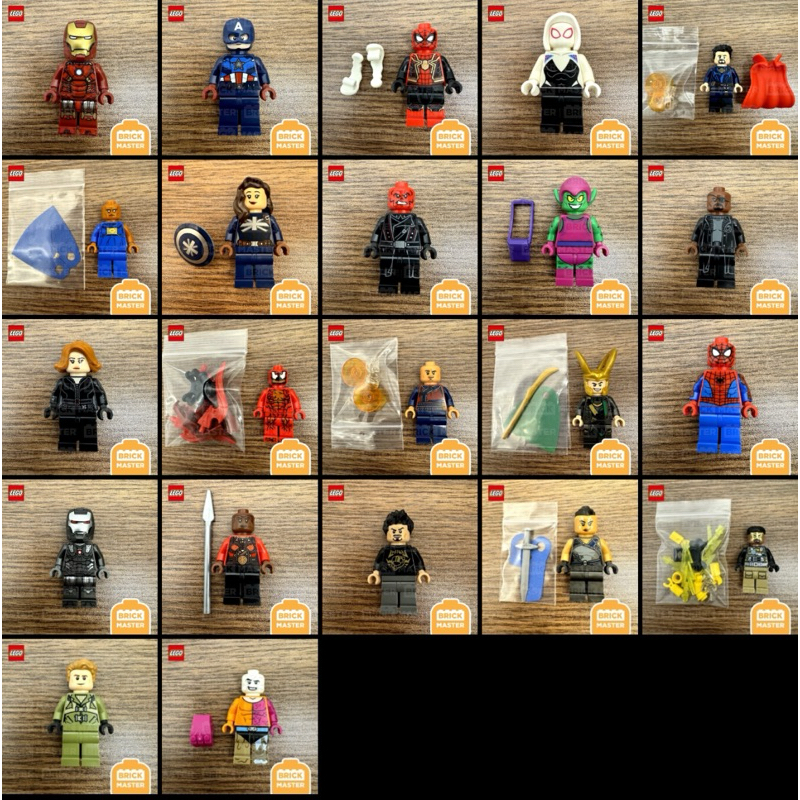 LEGO minifigures : Marvel superheroes MCU variety characters | Shopee ...
