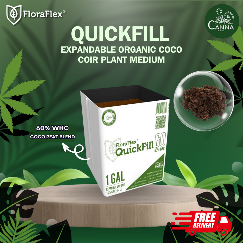 (พร้อมส่งด่วน) QuickFill Bag 60% WHC 1 Gallon QuickFill™ ถุงขุยมะพร้าว มาพร้อมกับรูตรงกลางสำหรับ ...