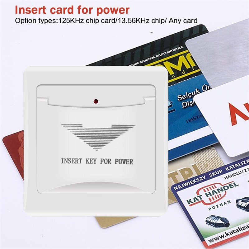 【Good_luck1】สวิทซ์ประหยัดไฟ สำหรับ โรงแรม คีย์การ์ดโรงแรม Guest Room ...