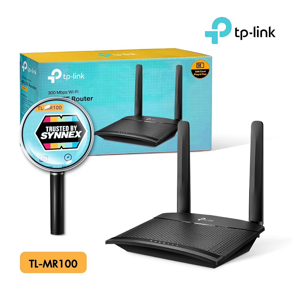 FNKvision TP-LINK 4G Router TL-MR100 300 Mbps Wireless N 4G LTE Router ...