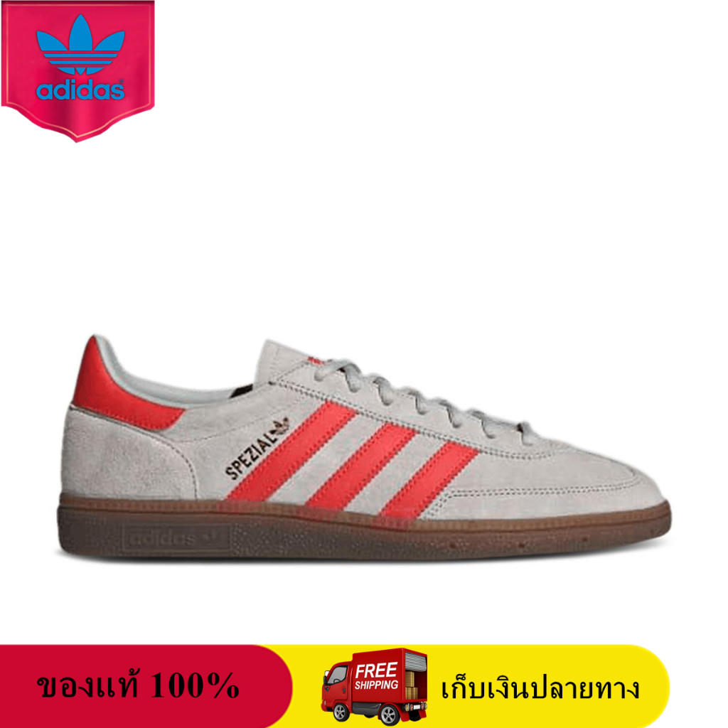 ของแท้ 100% adidas Handball Spezial Grey Hi-Res Red EF5747 Sneaker ...