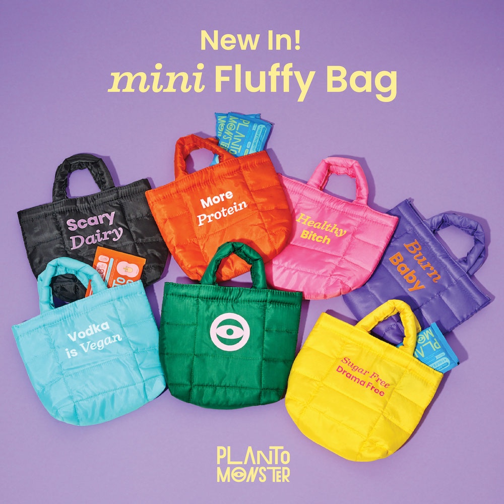 [🔥 PLANTO12 ลด 130 ] Planto Monster : Mini Fluffy Bag กระเป๋าผ้าใบเล็ก น้ำหนักเบา | Shopee Thailand