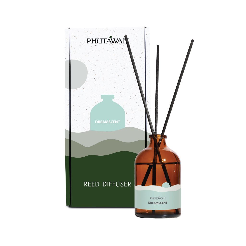 Phutawan ภูตะวัน ก้านไม้หอมปรับอากาศ อโรม่า รีด ดิฟฟิวเซอร์ Aroma Reed Diffuser (50ml / 100ml ...