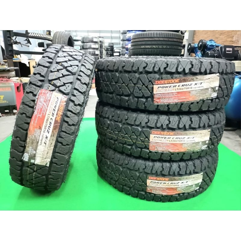 ยางใหม่ 265/75R16 Deestone Power Cruz XT ผลิตปี 2024 ประกันบวม 2 ปี ...