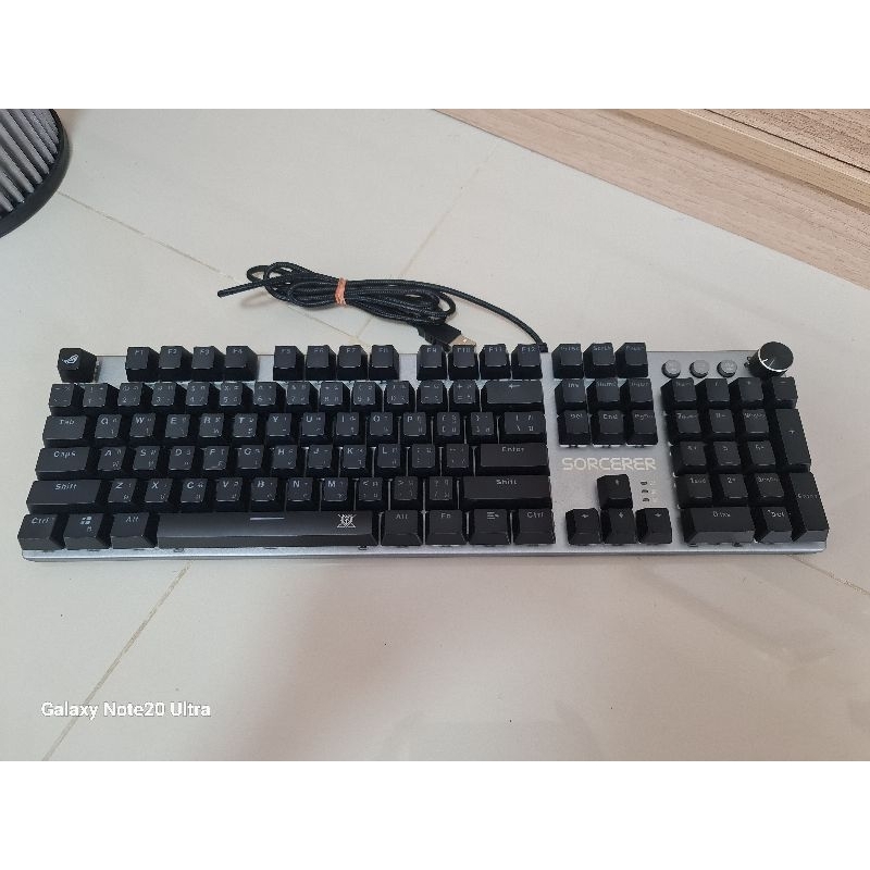 2.คีย์บอร์ด แมคคานิคอล Blue switch Nubwo มีไฟ rgb สภาพใหม่เอี่ยม ...