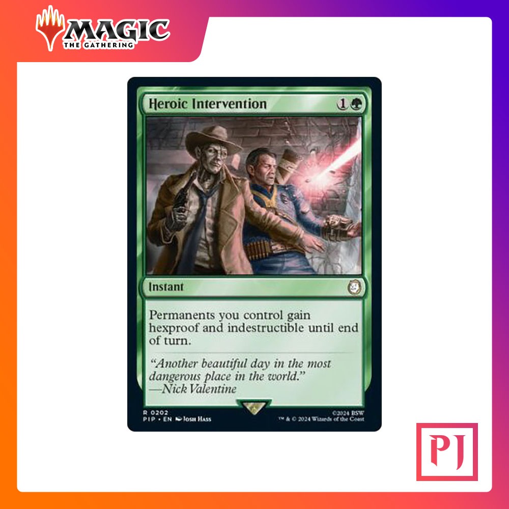 [MTG] Heroic Intervention - Fallout Commander [PIP] [GREEN] [RARE ...