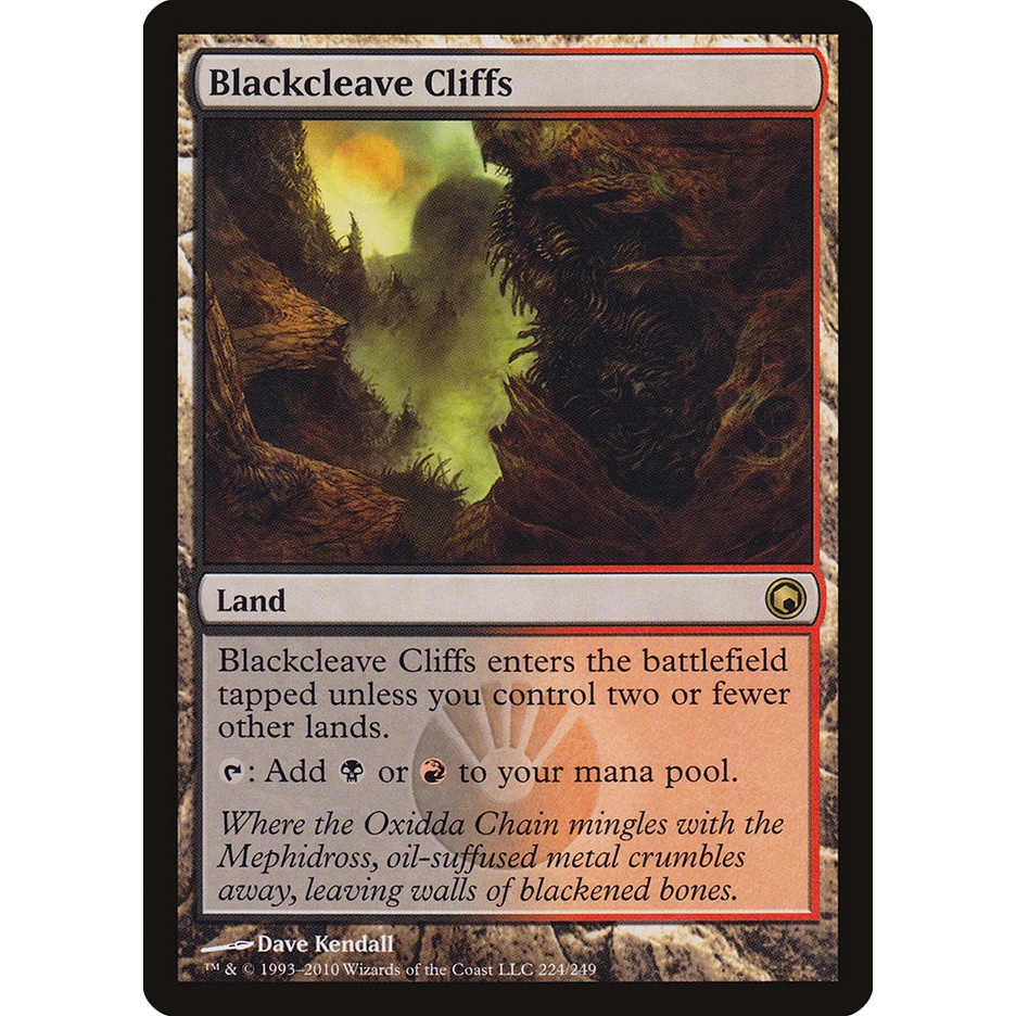 Blackcleave Cliffs การ์ด Magic The Gathering ของแท้ จากชุด Scars of ...