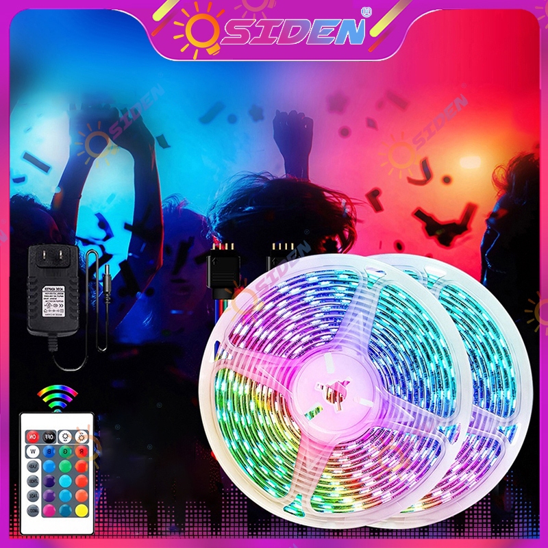 OSIDEN ของแต่งห้อง RGB 5M 10M 15M 20M ไฟเส้น led การซิงโครไนซ์เพลง ไฟ ...