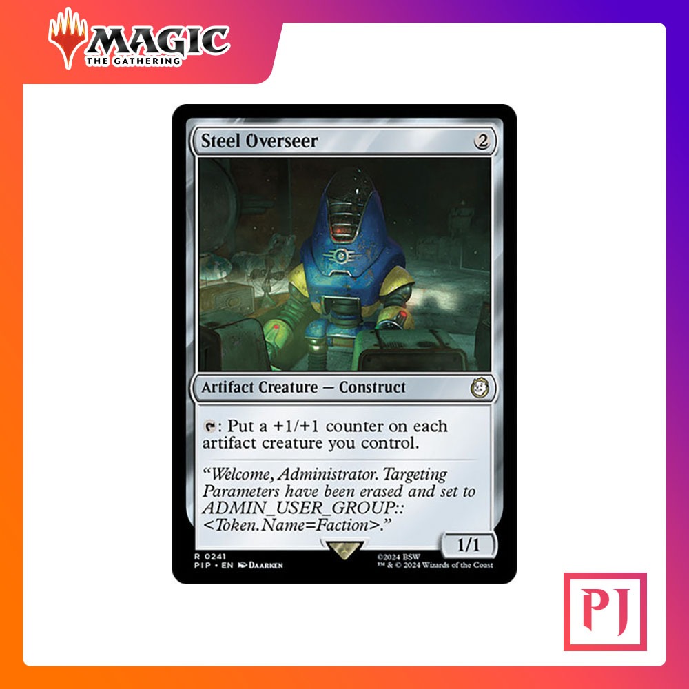 [MTG] Steel Overseer - Fallout Commander [PIP] [ARTIFACT] [RARE ...