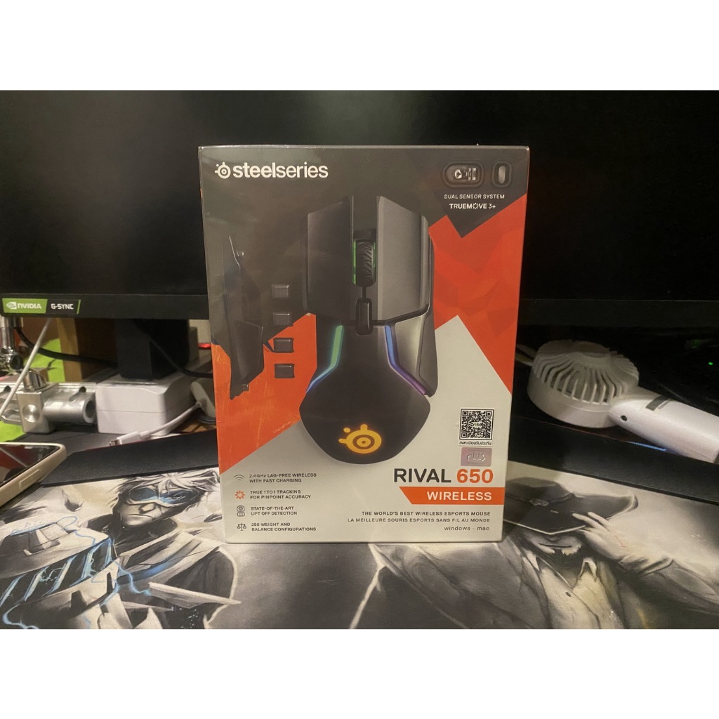 Mouse SteelSeries Rival 650 Wireless Gaming Mouse ยังไม่แกะซีล ไม่มี ...