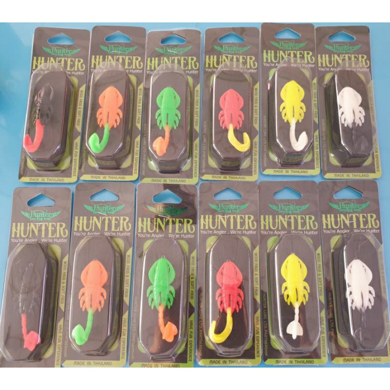 เหยื่อ HUNTER SC ฮันเตอร์ ซอฟเบท แมงป่อง (แจ้งสีในหมายเหตุหรือในแชทได้ ...