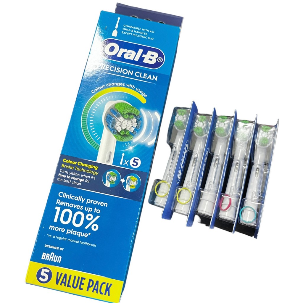 หัวแปรงสีฟันไฟฟ้าOral-B รุ่น Precision clean แพคบรรจุ 5 หัวแปรง OralB ...