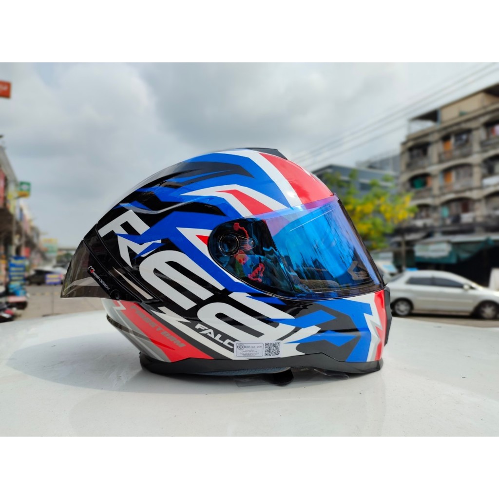 หมวกกันน็คเต็มใบ REAL FALCON ROBOTECH | Shopee Thailand