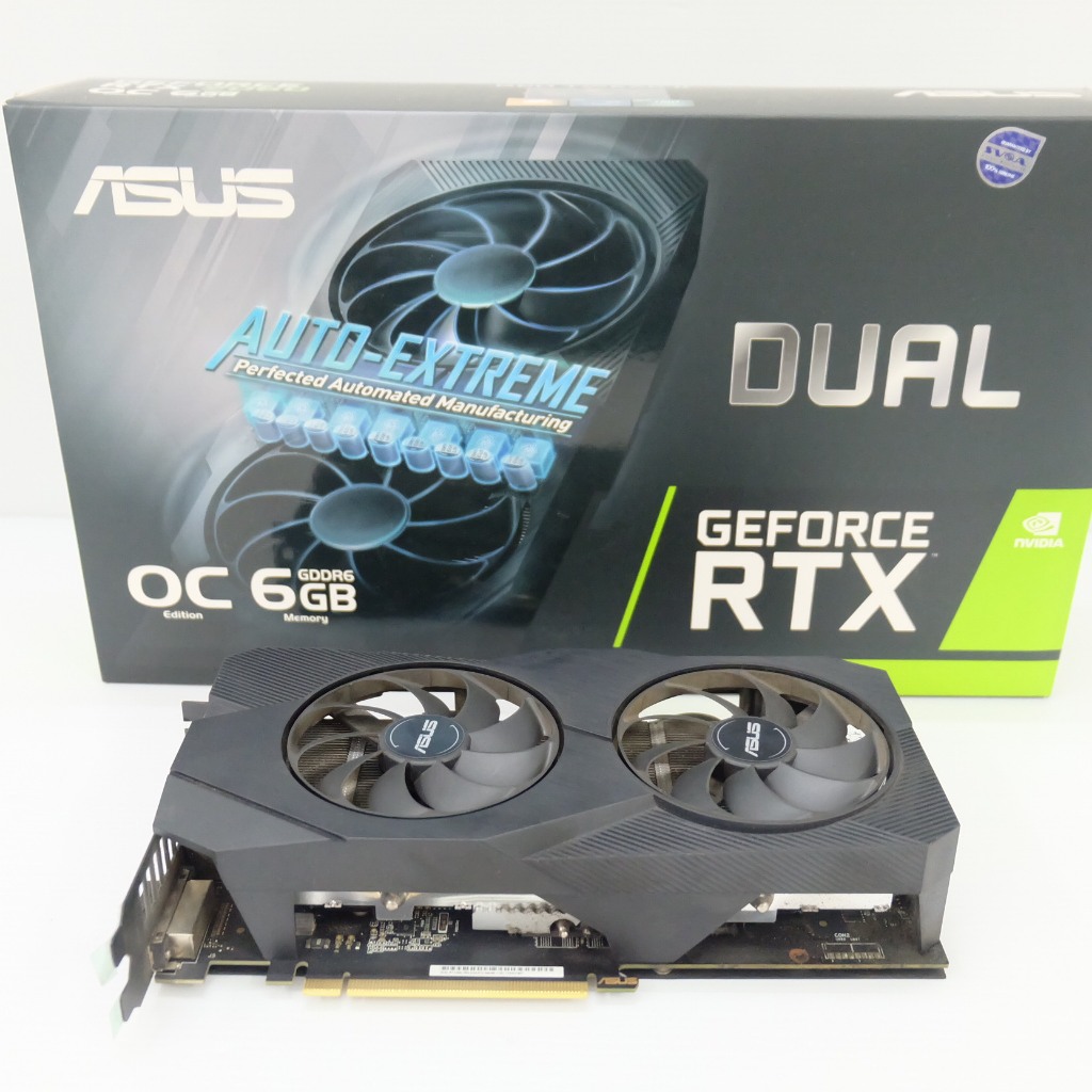 VGA (การ์ดแสดงผล) ASUS DUAL EVO 06G RTX 2060 D6 6G มือสอง | Shopee Thailand