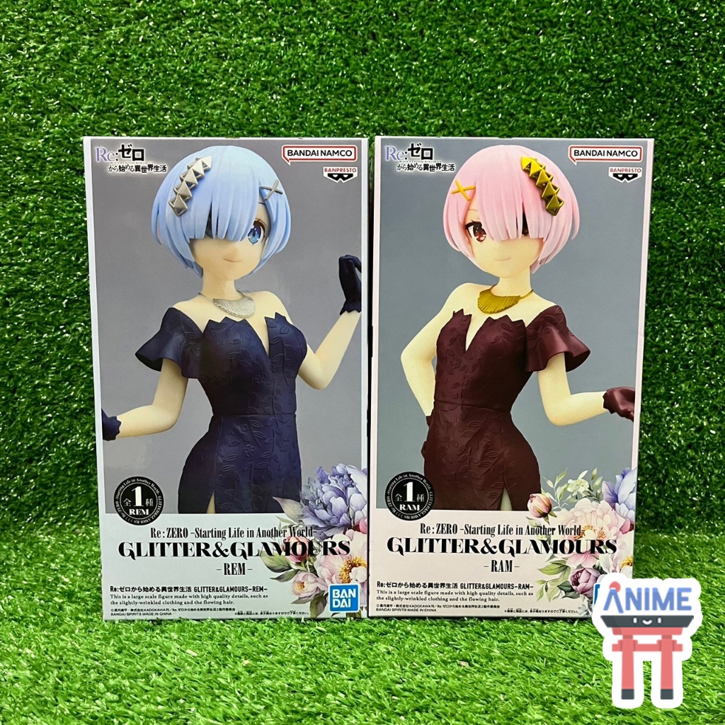 [พร้อมส่ง] Re:Zero - Rem & Ram - Glitter & Glamours (Banpresto) figure รีซีโร่ เรม แรม ฟิกเกอร์ ...