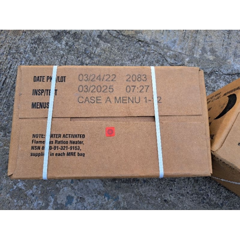 MRE U.S.MILITARY Lot.รอบเทส 2025 | Shopee Thailand