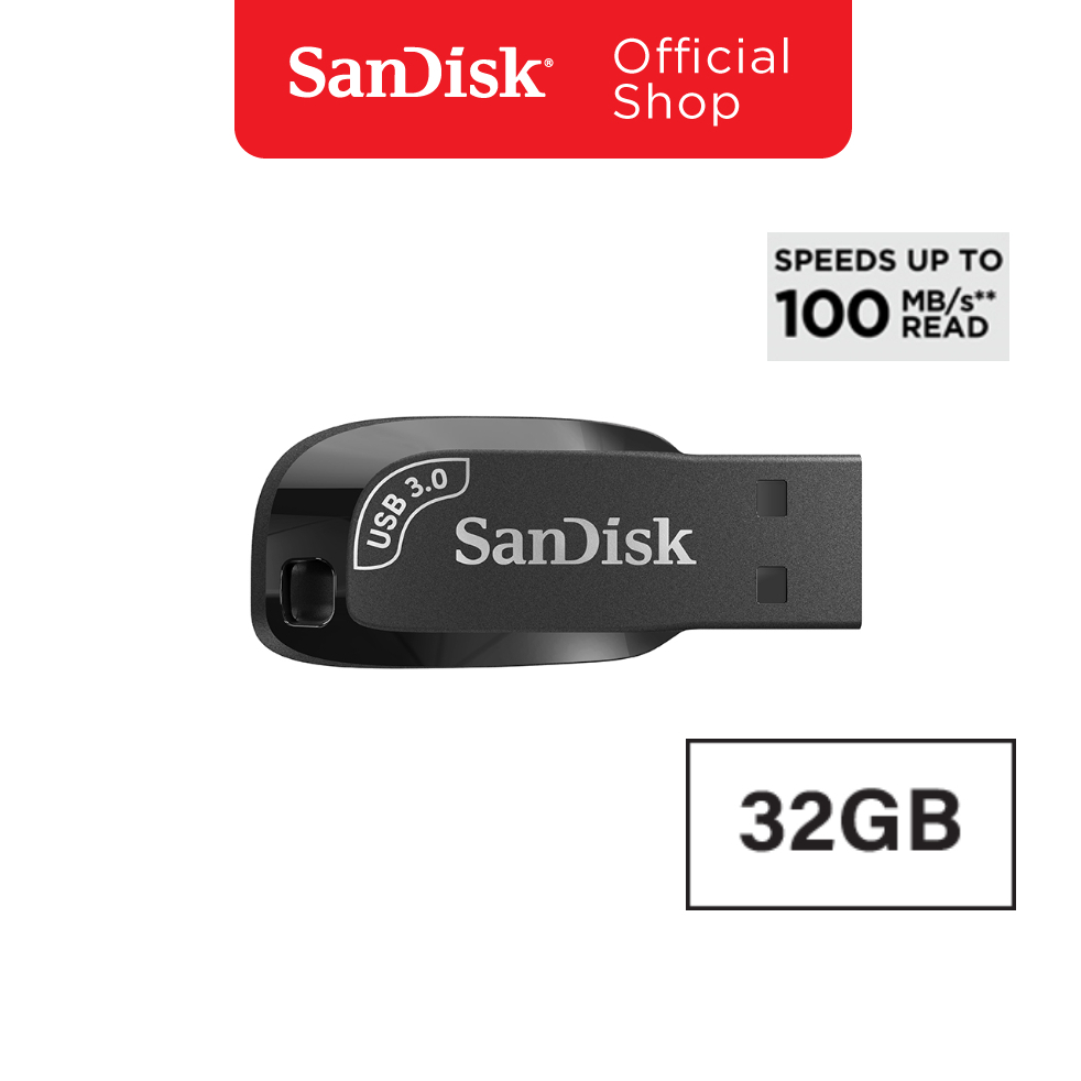 SanDisk Ultra Shift USB 3.2 Flash Drive 32GB (SDCZ410-032G-G46 ...