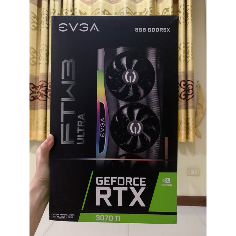 กล่องการ์ดจอ EVGA รุ่น geforce rtx 3070 ti | Shopee Thailand
