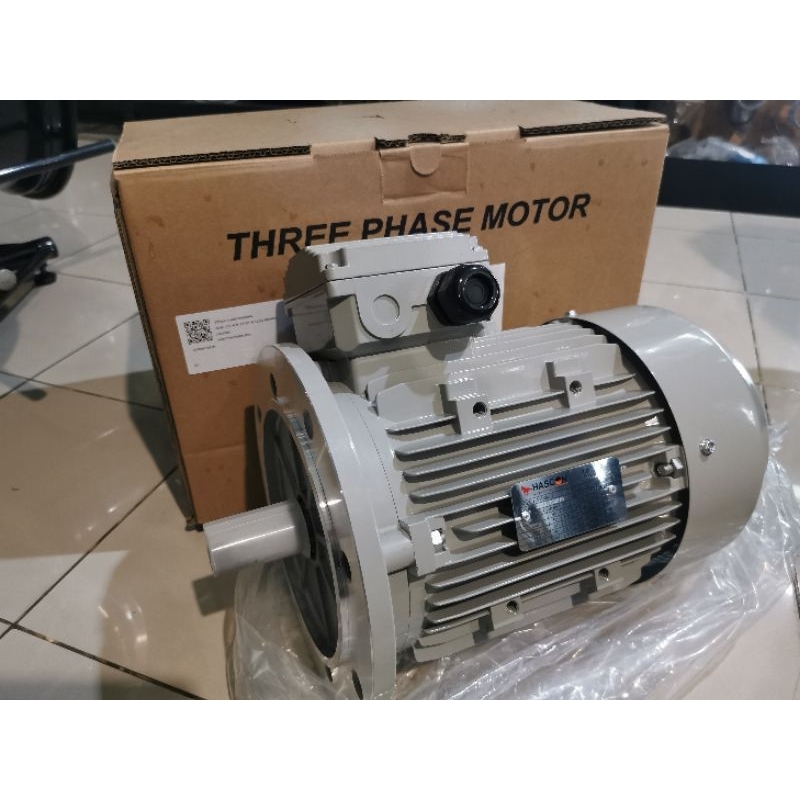 HASCON Motor 5.5HP 4P B5 380v. 3Ph 1400-1450รอบ มอเตอร์ HASCON 5.5แรง 4 ...